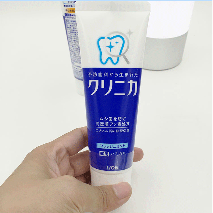 日本狮王CLINICA 酵素洁净牙膏 (清新薄荷) 130g （蓝条）*2支_口腔护理_美护达人_禄品福利_企业弹性合作_一站式福利定制平台